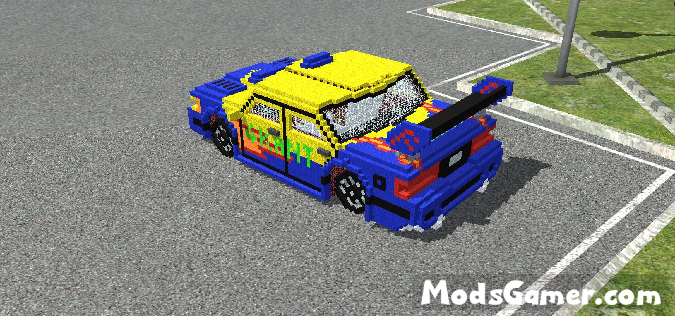 Minecraft Elegant Car Mod - Mods for Bus Simulator Indonesia / BUSSID