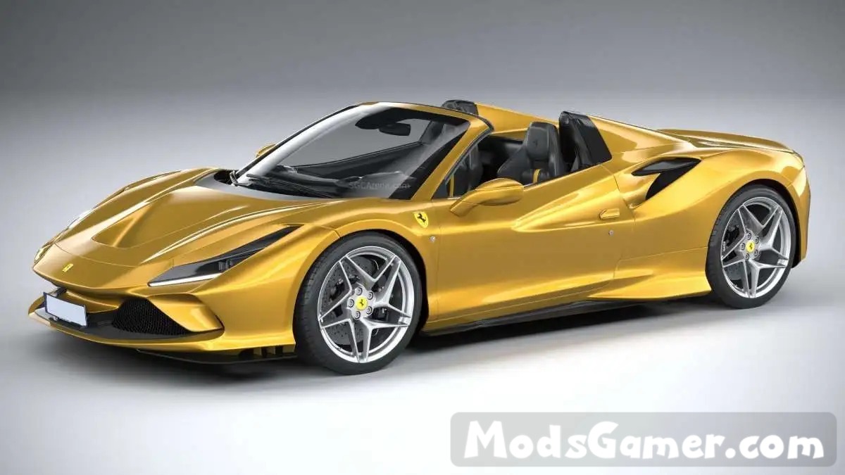 Ferrari F8 Spider 2020 Mod - Mods for Bus Simulator Indonesia / BUSSID