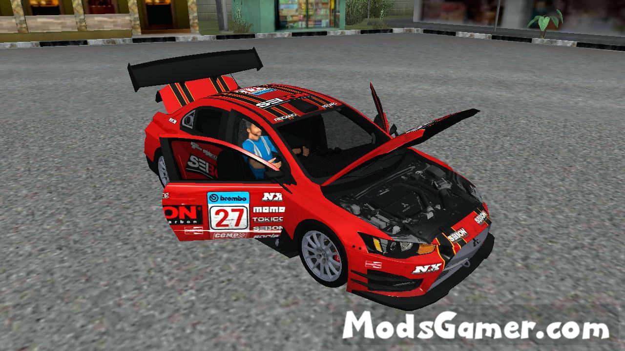 Mitsubishi Lancer Evolution X Race Kit Mod - Mods for Bus Simulator ...