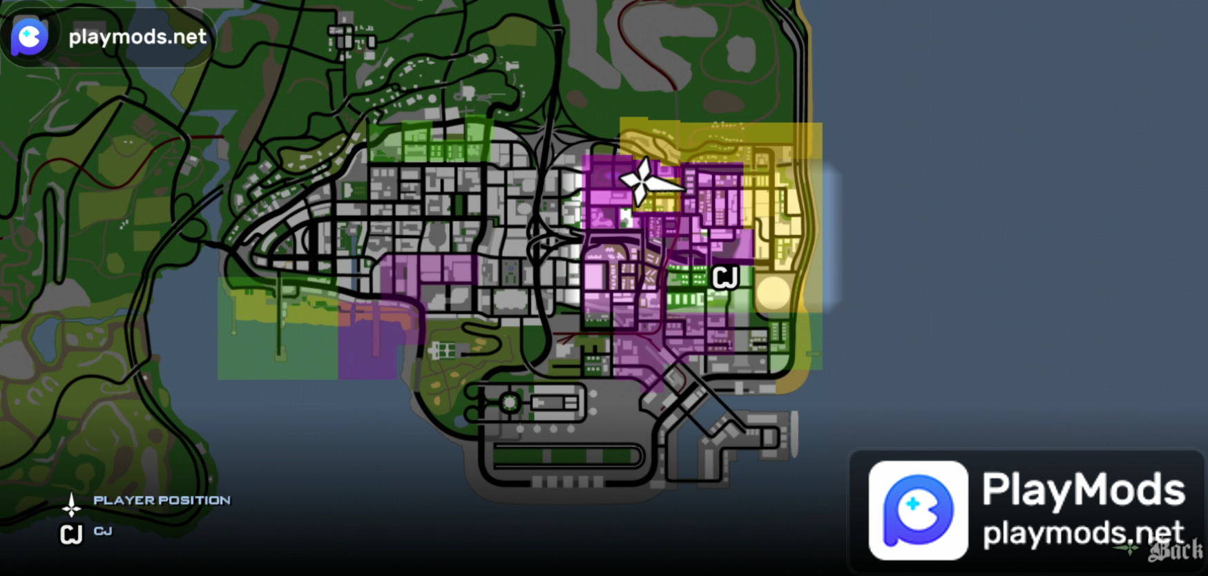 Gang Zone Editor | District editor Mod - Mods for Grand Theft Auto: San Andreas / GTA:SA