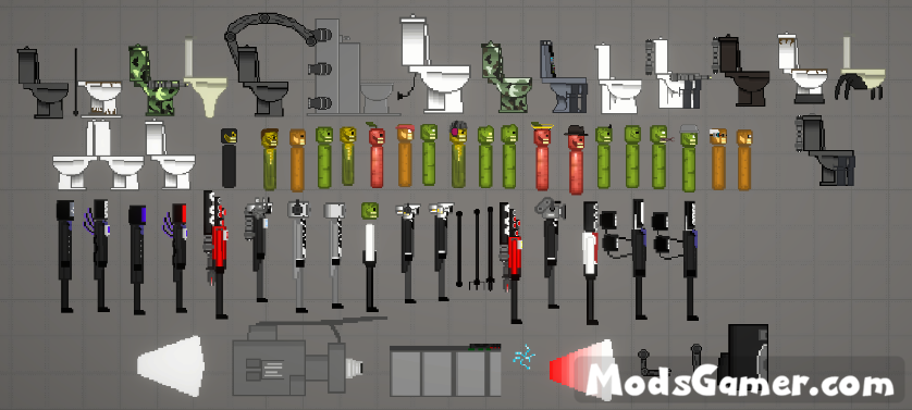 More than one hundred skibidi toilets character Mod(G-Man,Titan Spkeaerman,Cameraman) - Mods for ...