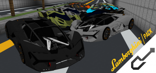 Minecraft Modern Lamborghini Pack - Mods for Minecraft