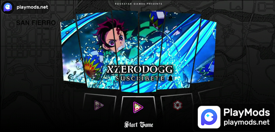 Demon Slayer: Kimetsu no Yaiba Menu Texture Packs - Mods for Grand ...