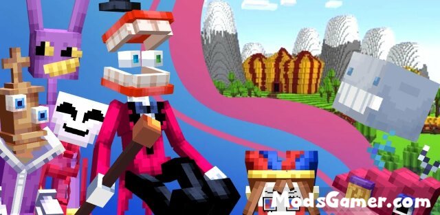 The Amazing Digital Circus Mod[10 Characters] - Mods for Minecraft
