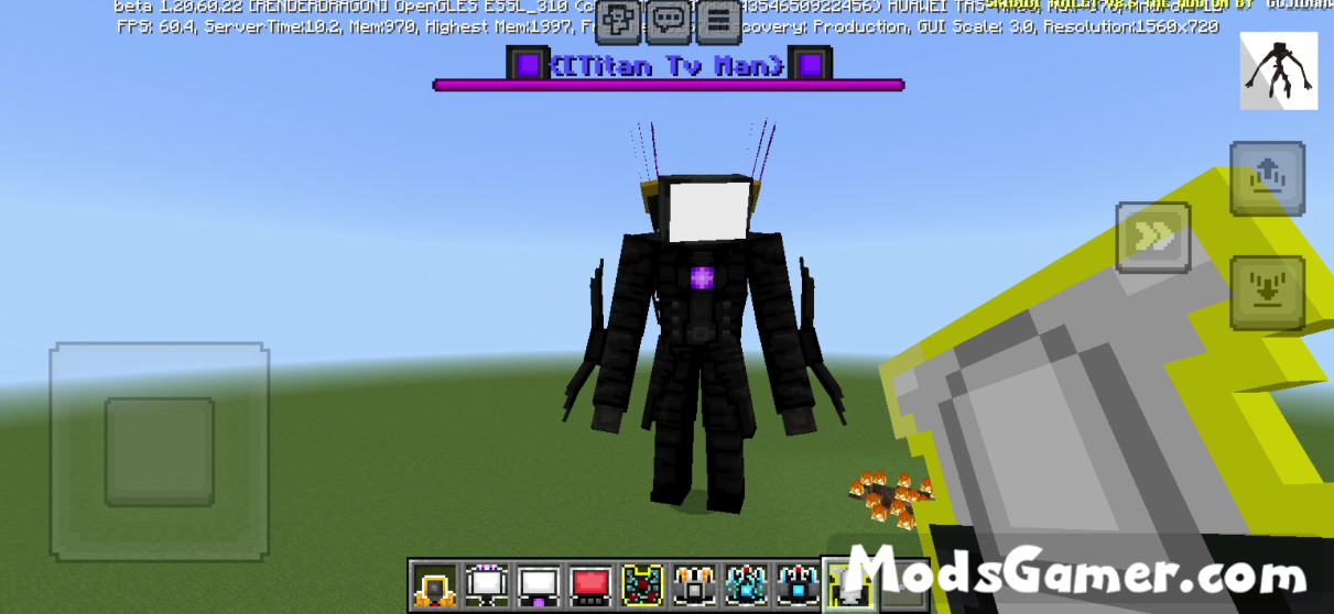 Skibidi Toilet Mod v8.6 -Titan Remaster - Mods for Minecraft