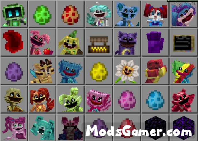 Poppy Playtime Chapter 3 - Smiling Critters Mod - Mods for Minecraft