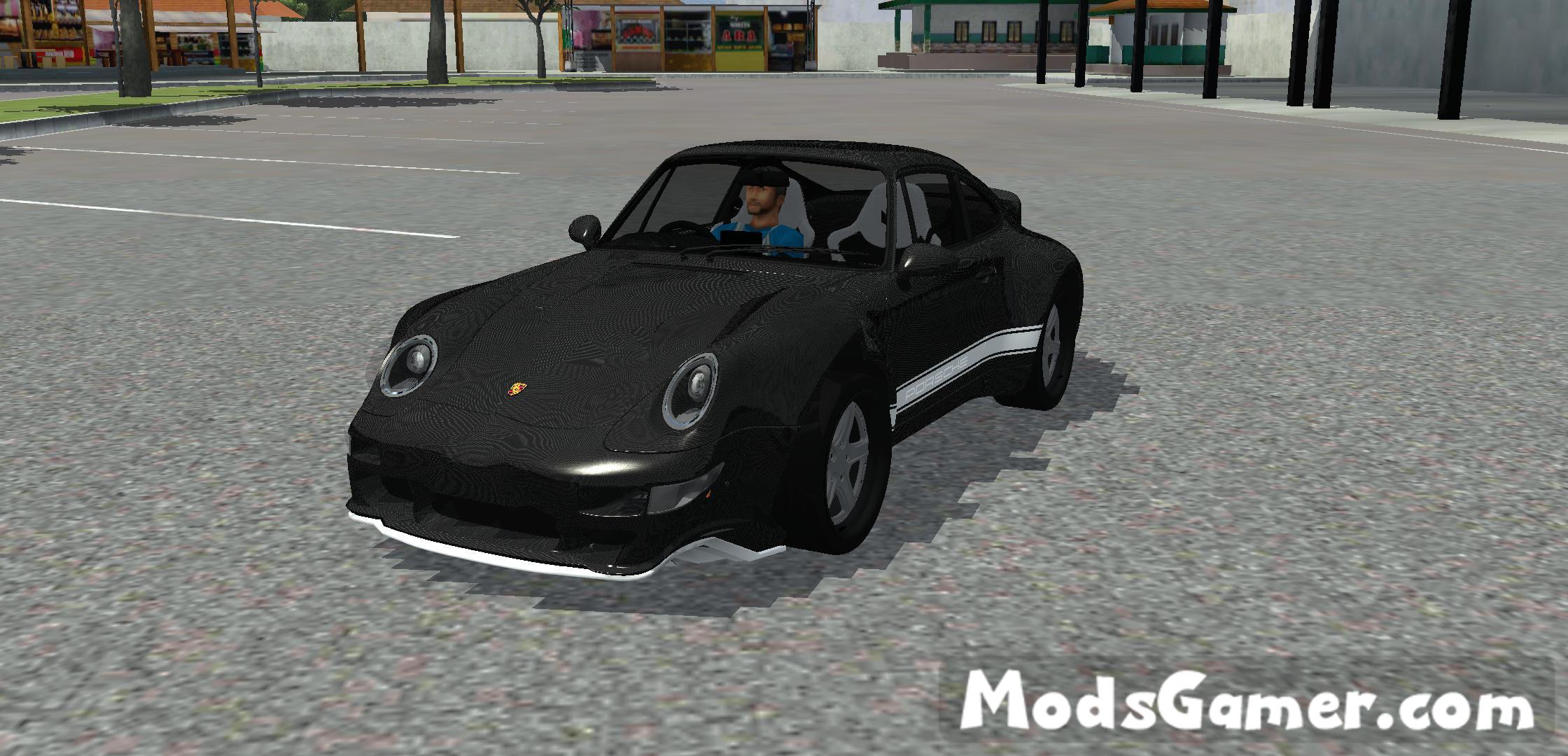 1995 Porsche 911 Carrera 2 Mod - Mods for Bus Simulator Indonesia / BUSSID