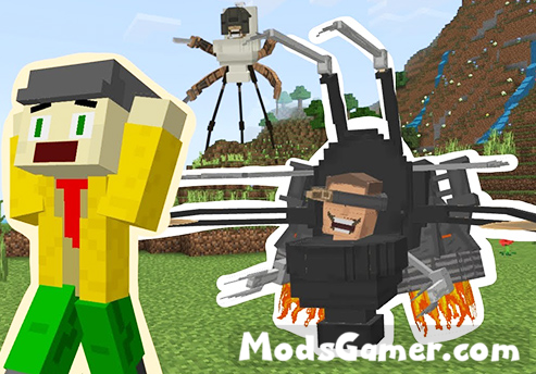 SKIBIDI TOILET V15.2 Mod[37 Characters] - Mods for Minecraft