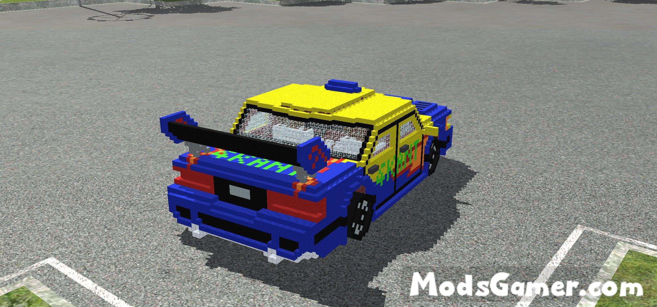 Minecraft Elegant Car Mod - Mods for Bus Simulator Indonesia / BUSSID
