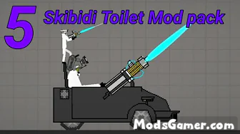 Skibidi toilet mod v3 fifth part - Mods for Melon Playground Sandbox PG