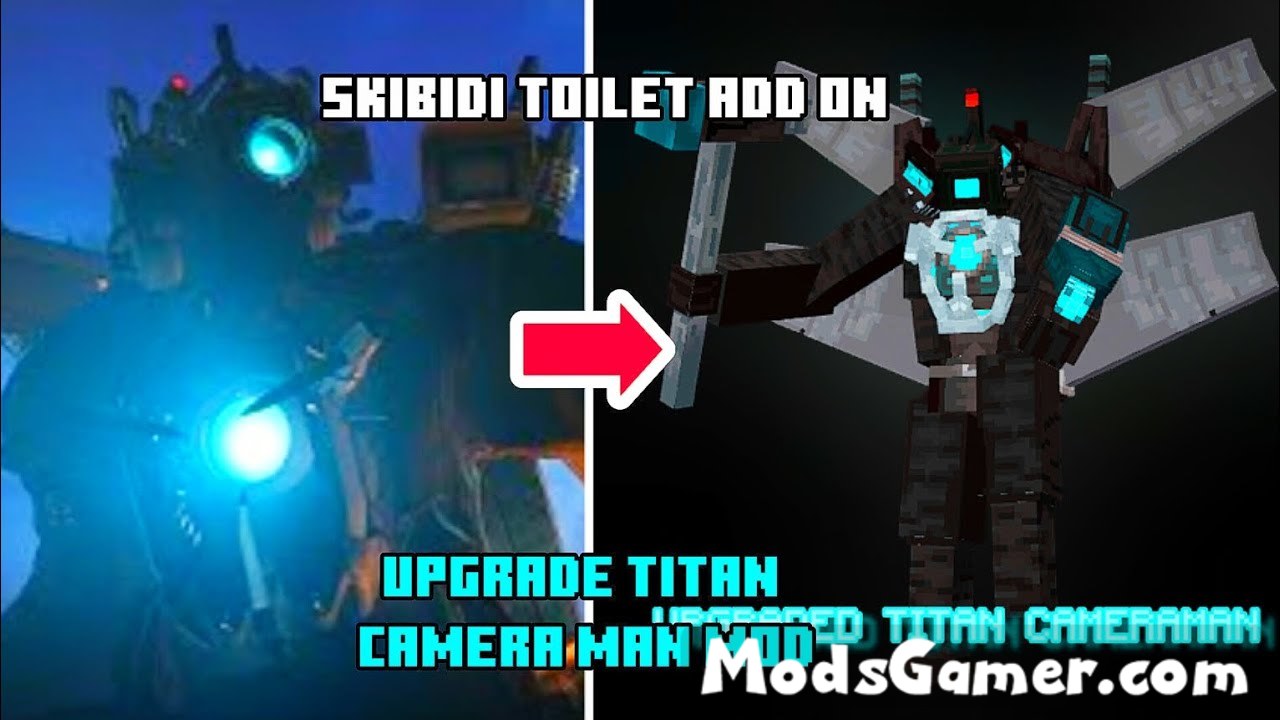 Upgrade Titan Camera Man Mod - Mods for Minecraft
