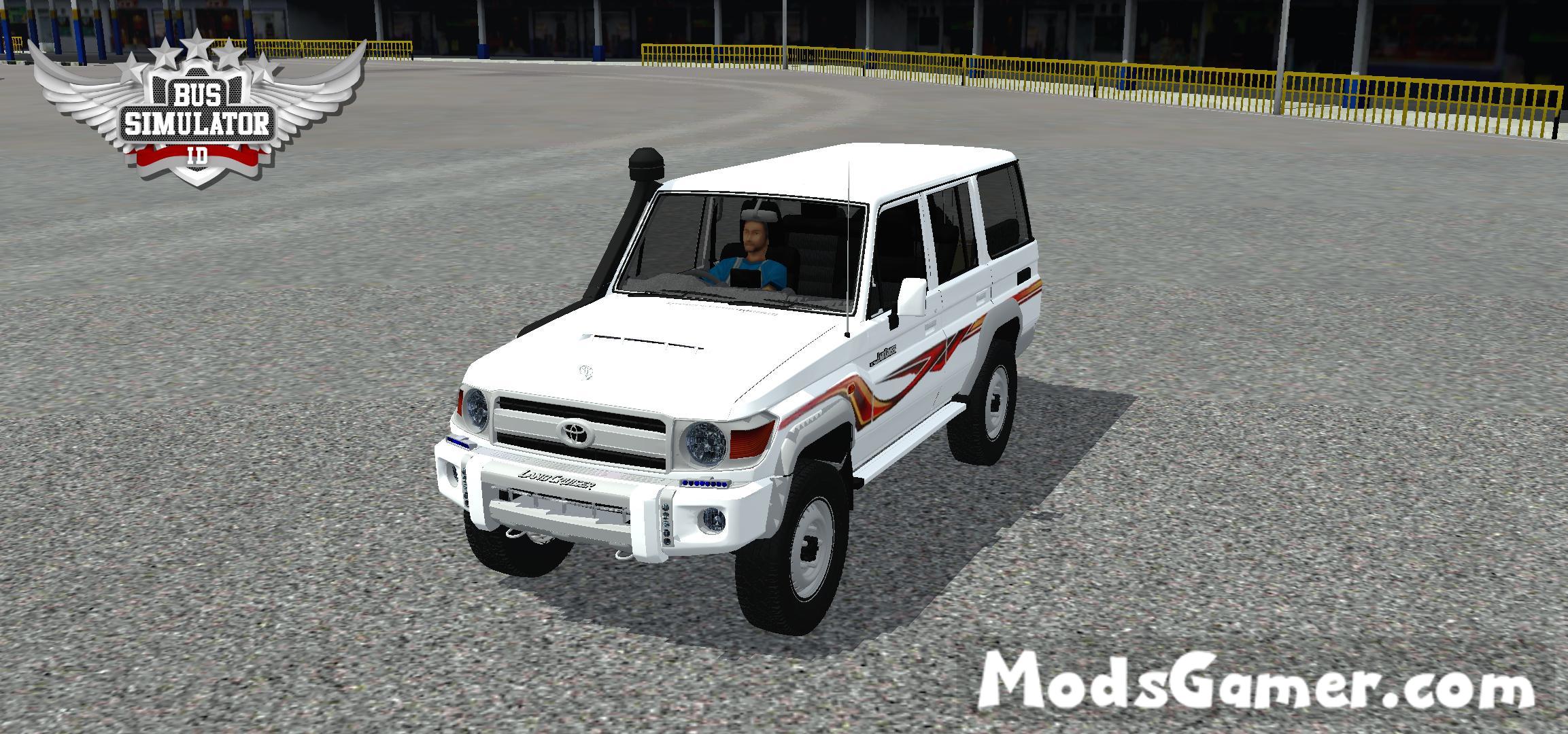 Toyota Land Cruiser LC76 4WD Mod - Mods for Bus Simulator Indonesia ...