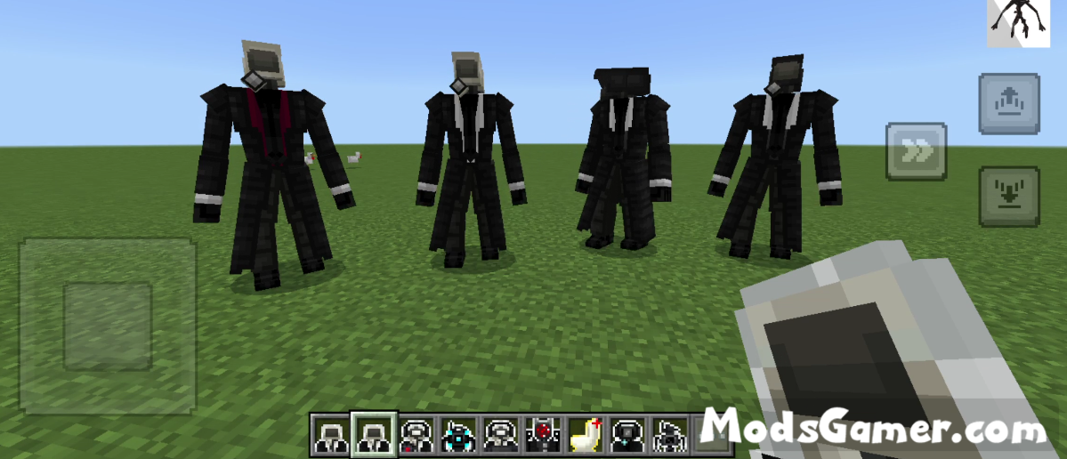 Skibidi Toilet Mod v8.7 - Upgrade Spider Camera etc - Mods for Minecraft