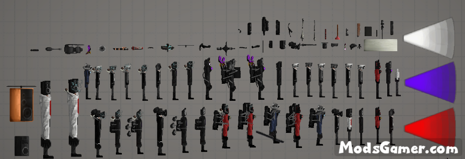 Quality Skibidi Toilet Mod For Melon Playground(100+ characters and ...