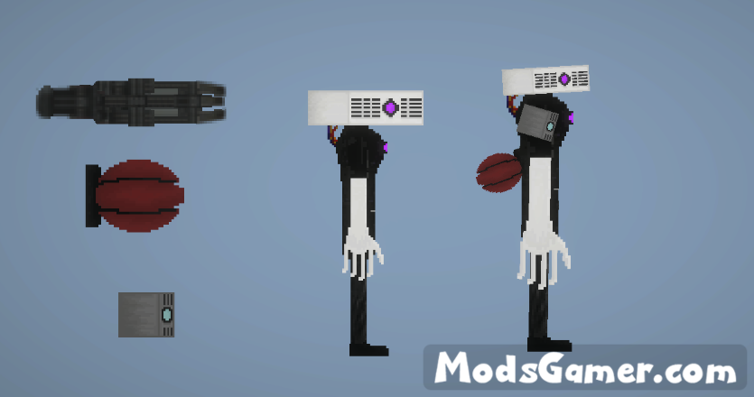 Titan Proyektor - Skibidi Toilet Multiverse Mod - Mods for Melon Playground Sandbox PG