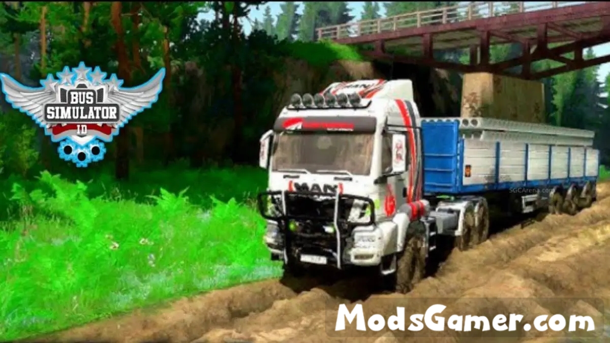 Muddy Off-Road Map - Mods for Bus Simulator Indonesia / BUSSID