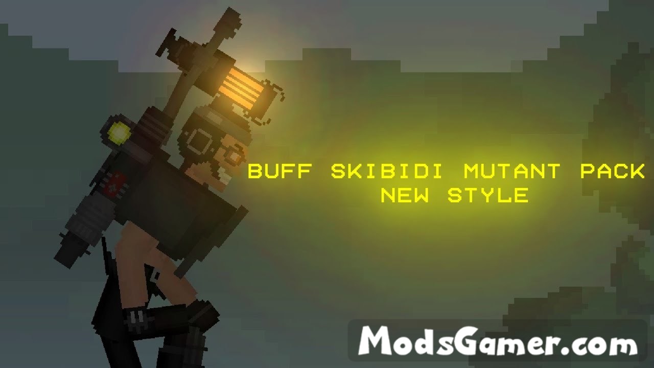 Buff Skibidi Mutant Second Style Pack Mod - Mods for Melon Playground ...