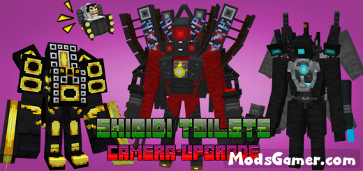 Skibidi Toilets & Titans Mod - Mods for Minecraft